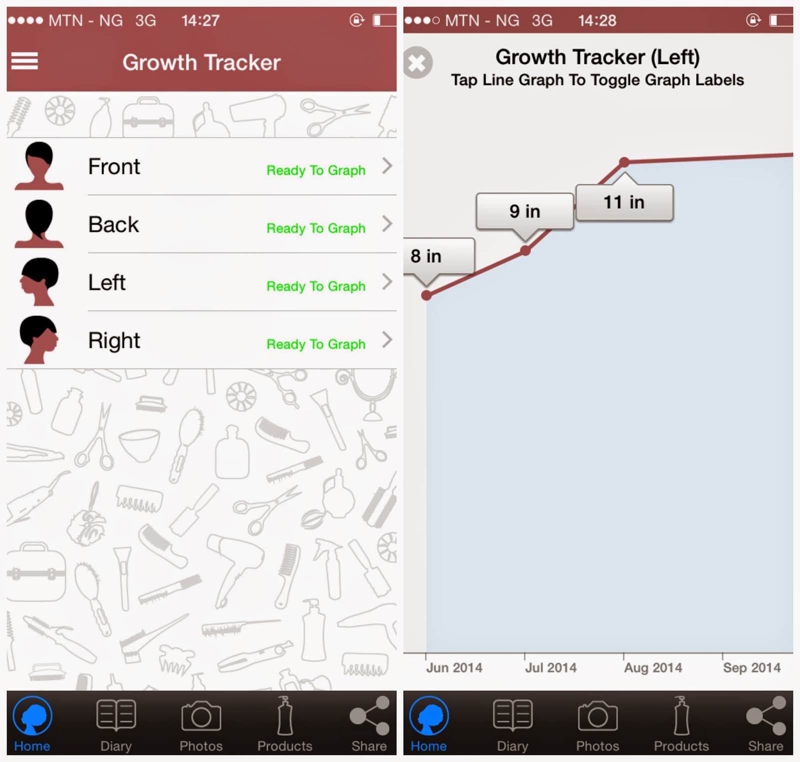 Hair Journal App----Documenting your hair journey just got easier ...
