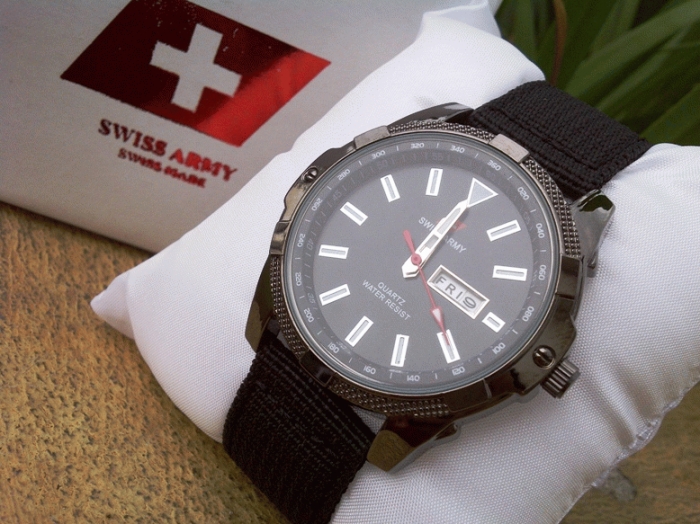 Jual Jam Tangan Swiss Army 803 Kanvas Edition