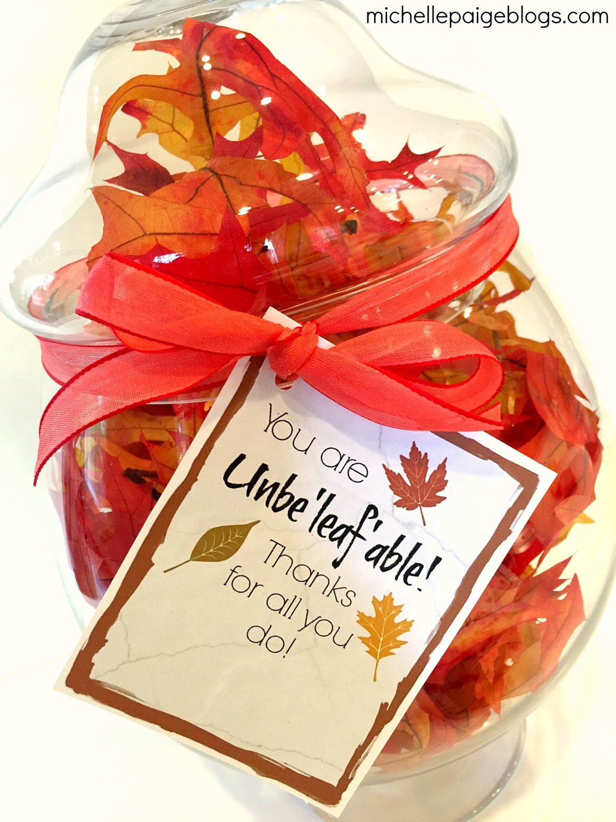 michelle paige blogs: Thankful Leaf Gifts