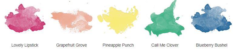 the crafty yogi: ICS Blog Hop, New In-Colors and Varied Vases