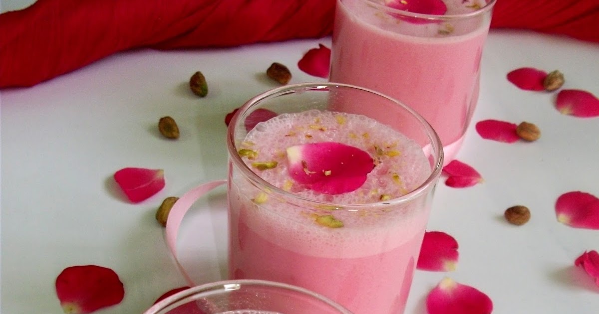 Sangita's Cookbook: Spiced Rose Lassi