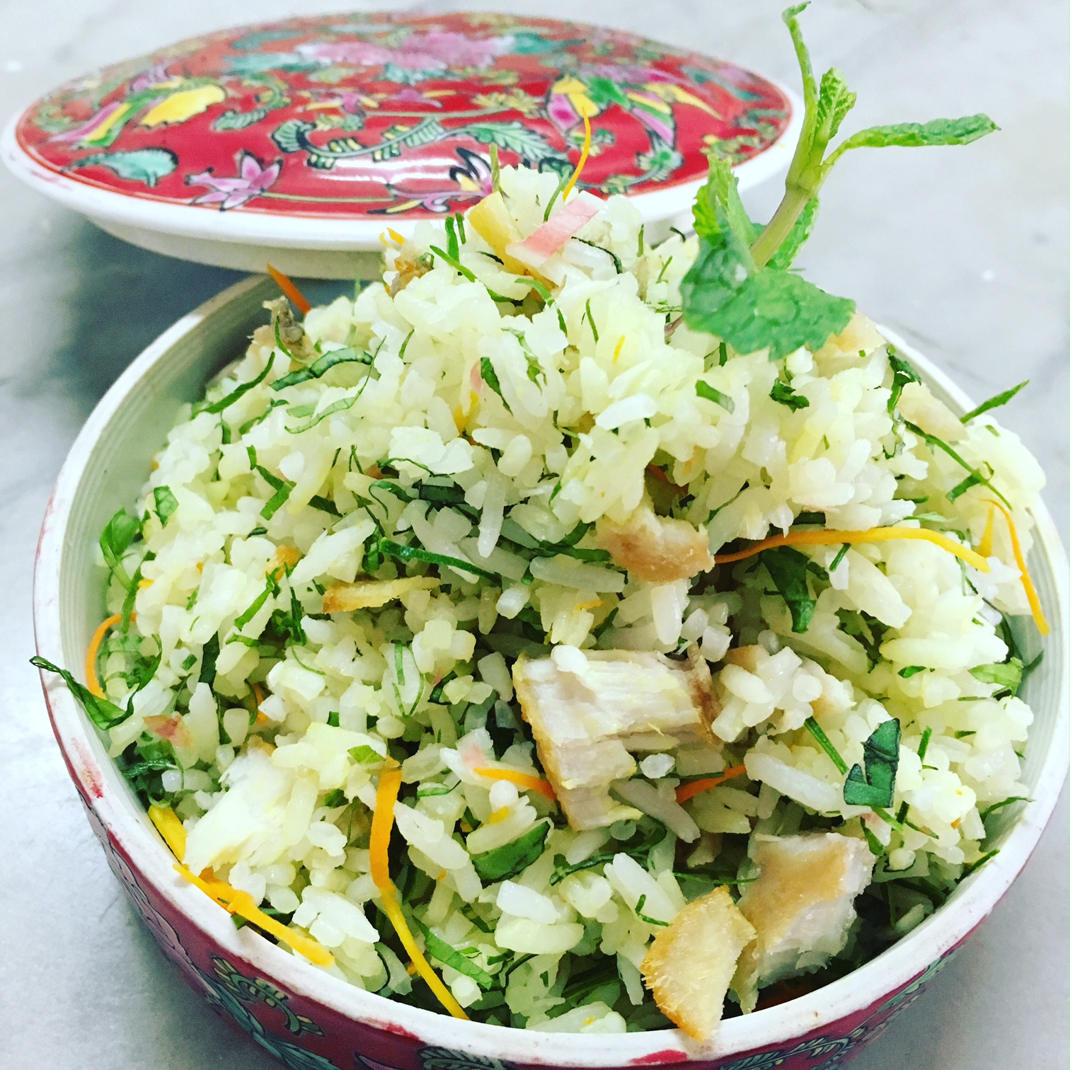 Express Nasi Ulam- Herb rice salad - Linda's Cravings