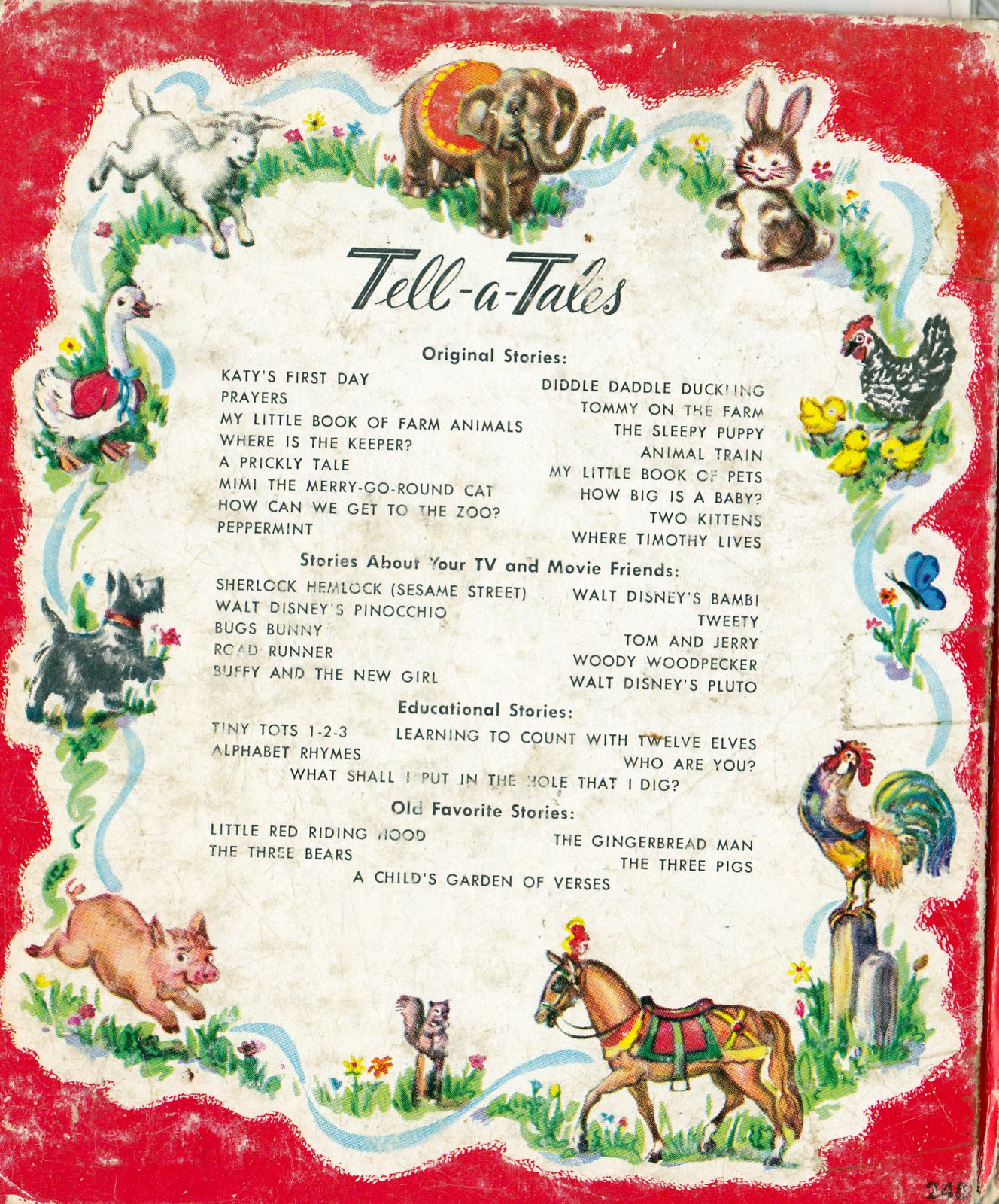 Vintage Books for the Very Young: 3 Whitman-Tell-a-Tale Books