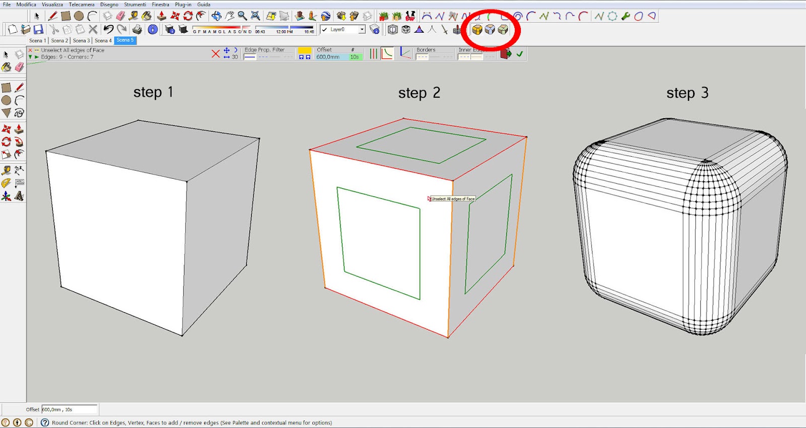 simo-3d.blogspot.com: PLUGIN PER SKETCHUP: ROUND CORNER