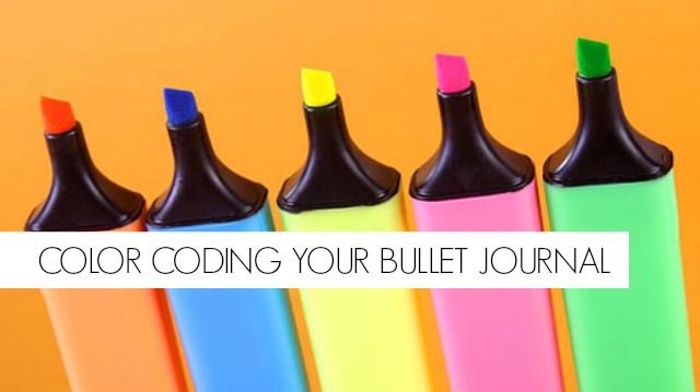 The Handsome Savage: BUJO 101: COLOR CODING