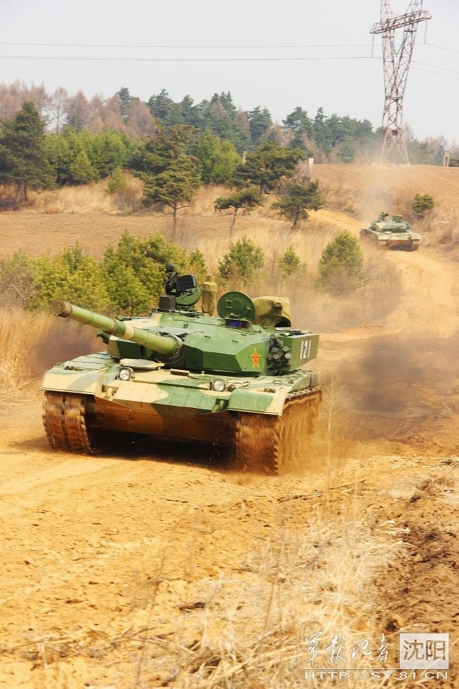 Asian Defence News: Chinese PLA Shenyang Military Region - Type 99 tank