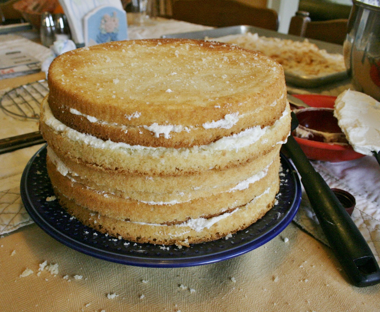 Breathe in and Bake: Coconut Southern Comfort Layer Cake