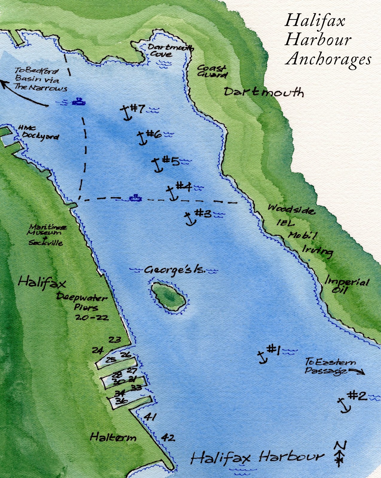 Shipfax: Anchored in the port but where