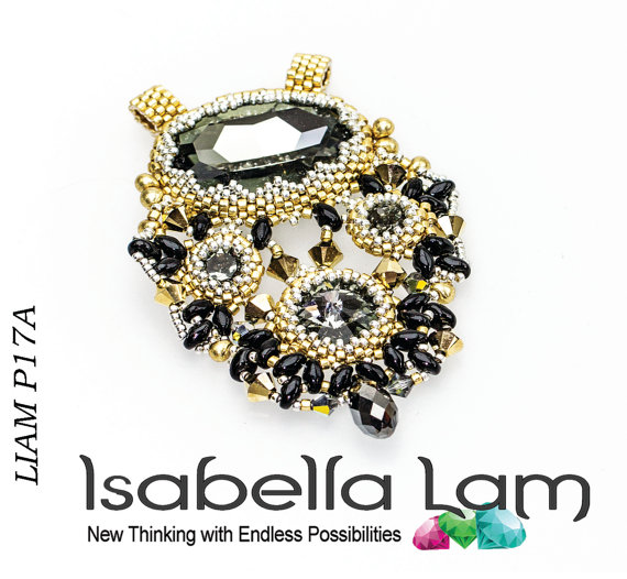 Beautiful Swarovski Crystal Beaded Patterns and Kits by Bead4Me / The ...