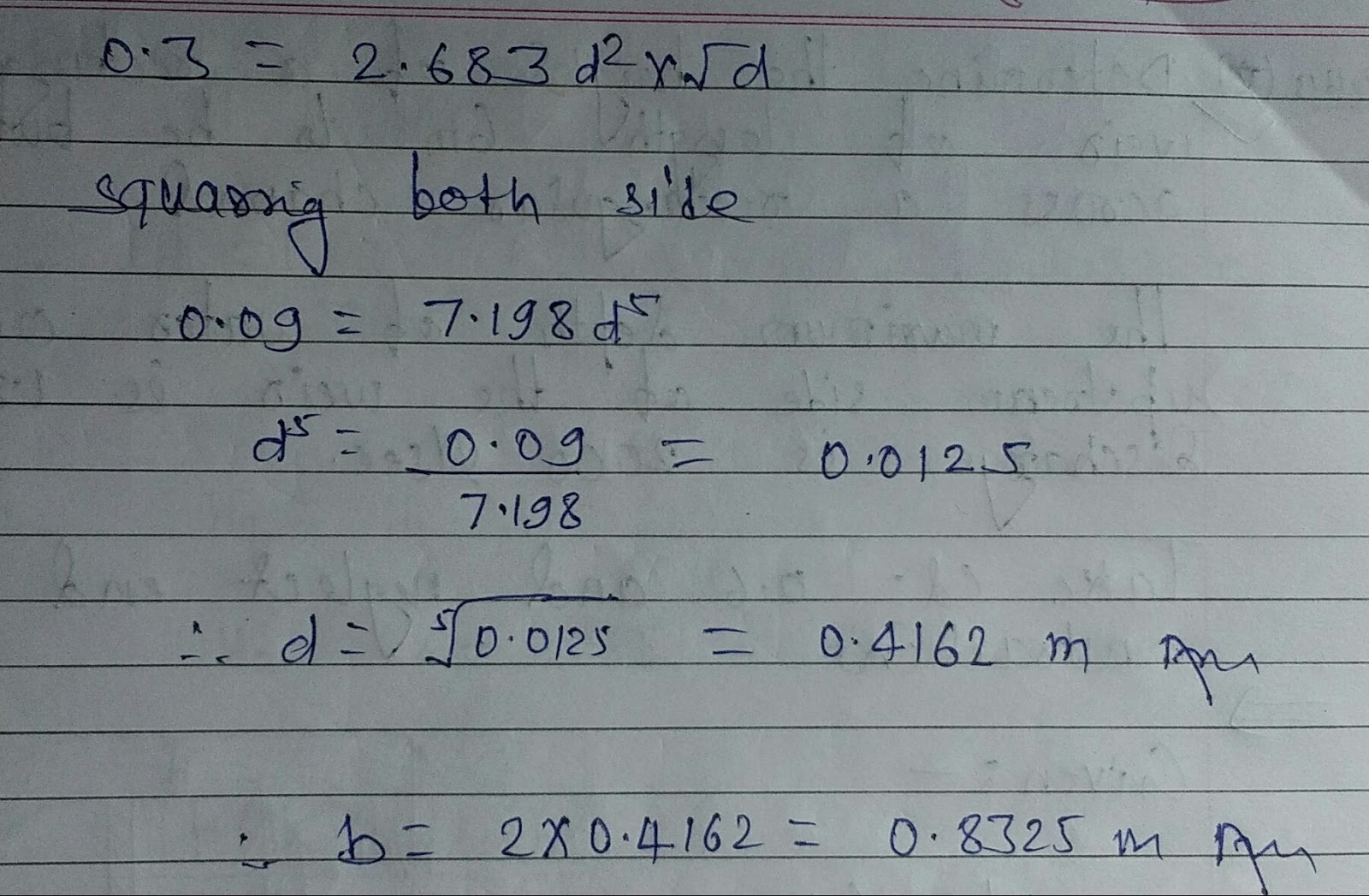 Find the most economical cross section of a rectangular channel to ...