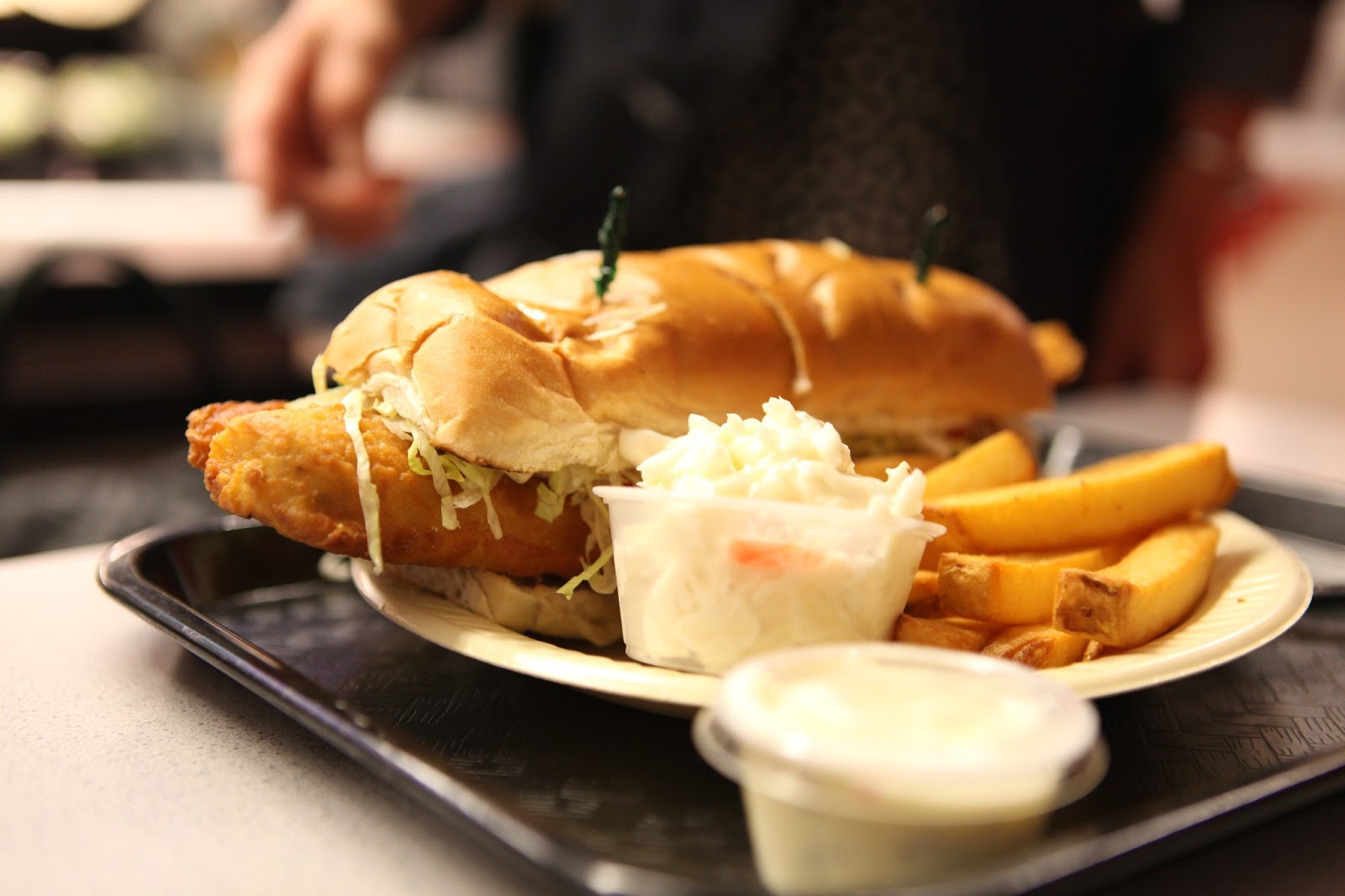 CharlesKoh: Stand in Line for Loeb's NY Deli in DC — It's Worth it!