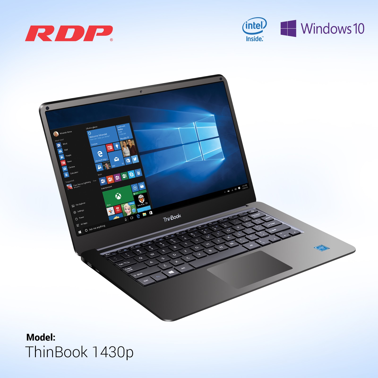 RDP unveils ThinBook 1430p 14.1 inch Laptop with Windows 10 Pro ...
