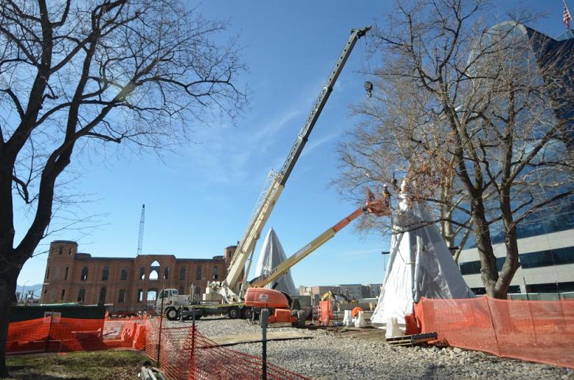 New Temple in Provo: More Aerial Views, Two Tower Caps Were Moved, and ...