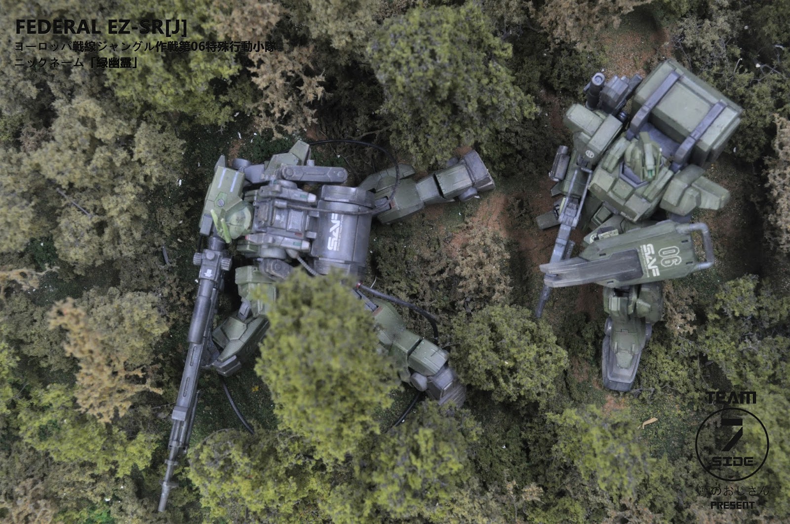 GUNDAM GUY: HG 1/144 Federal EZ-SR[J] - Customized Build