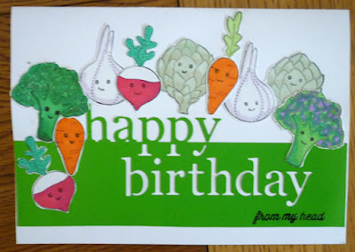 Julye B's crafts: veggie good birthday