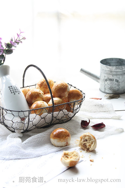 厨苑食谱: 槟城淡文饼 【Penang Style Tau Sar Piah Tambun Biscuits】