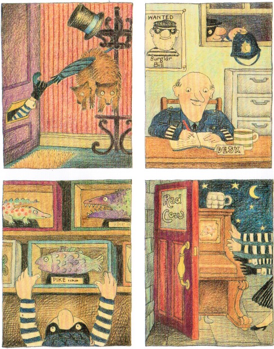 Pictures from an Old Book: "Burglar Bill" By Janet & Allan Ahlberg ...