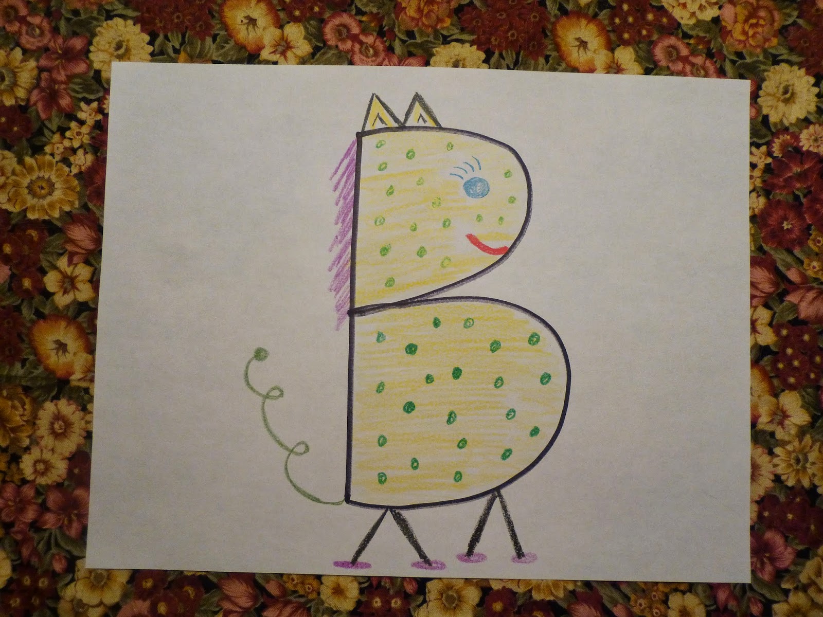 Homeschool Ideas Unlimited: FUN ART PROJECT USING ALPHABET LETTERS