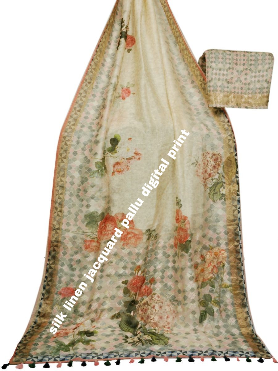 Pure Silk Digital Print Sarees