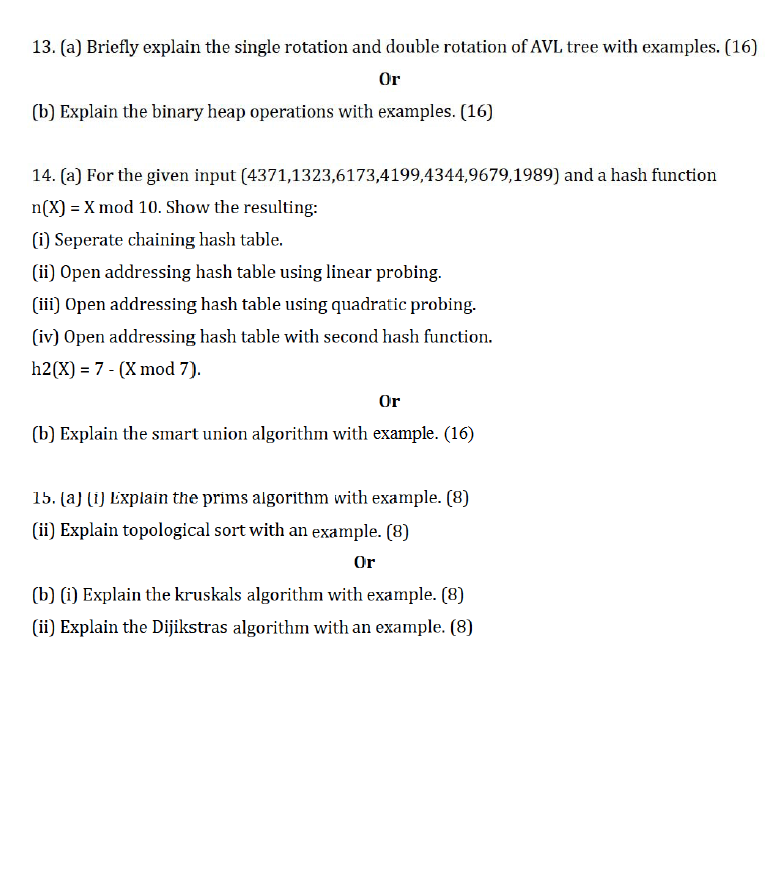 CS2201 Data Structures April May 2012 Question Paper - University ...