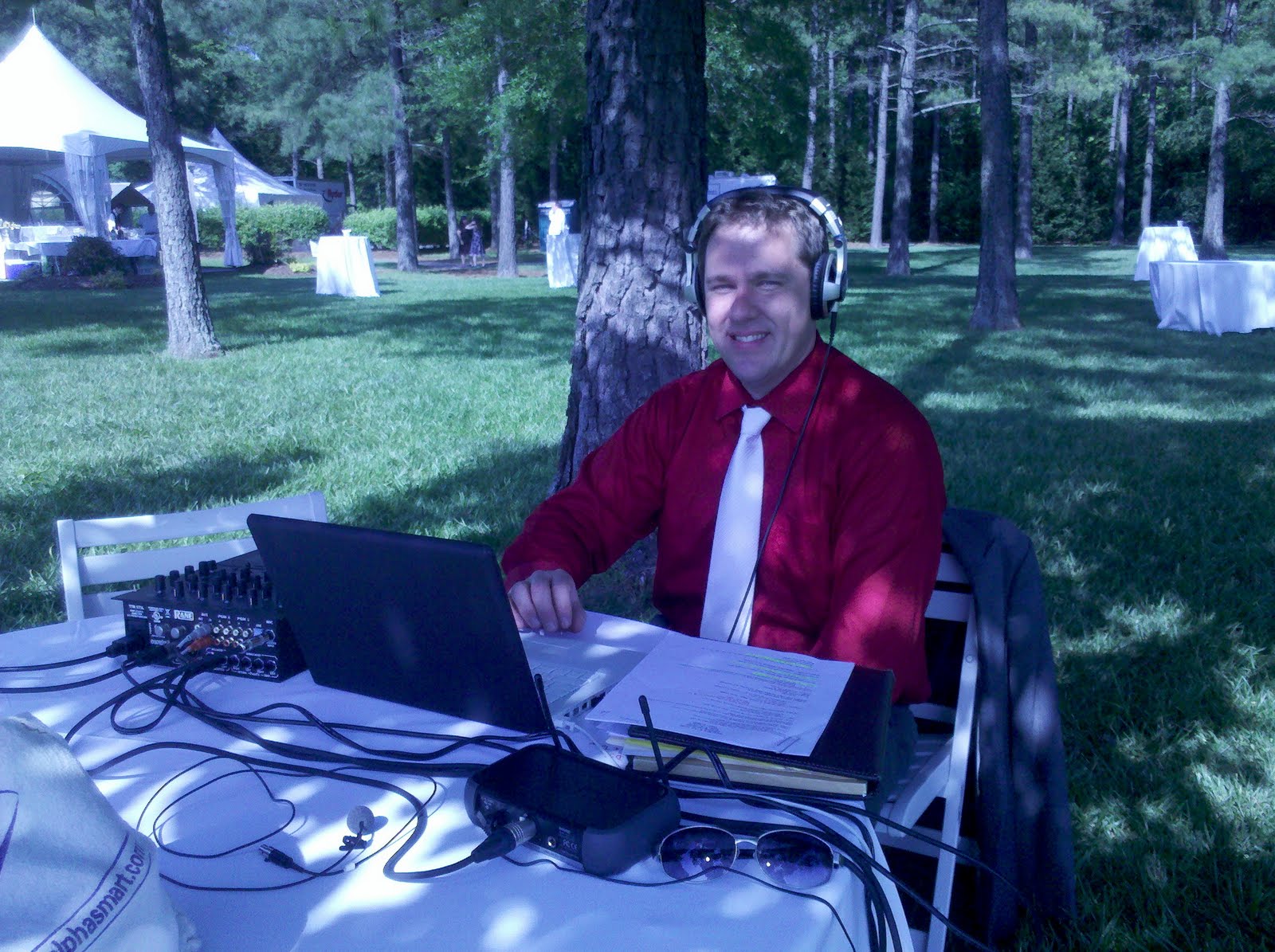 NC Triangle Weddings Blog: Len and Kristy Marry at Pine Lake Pavilion ...