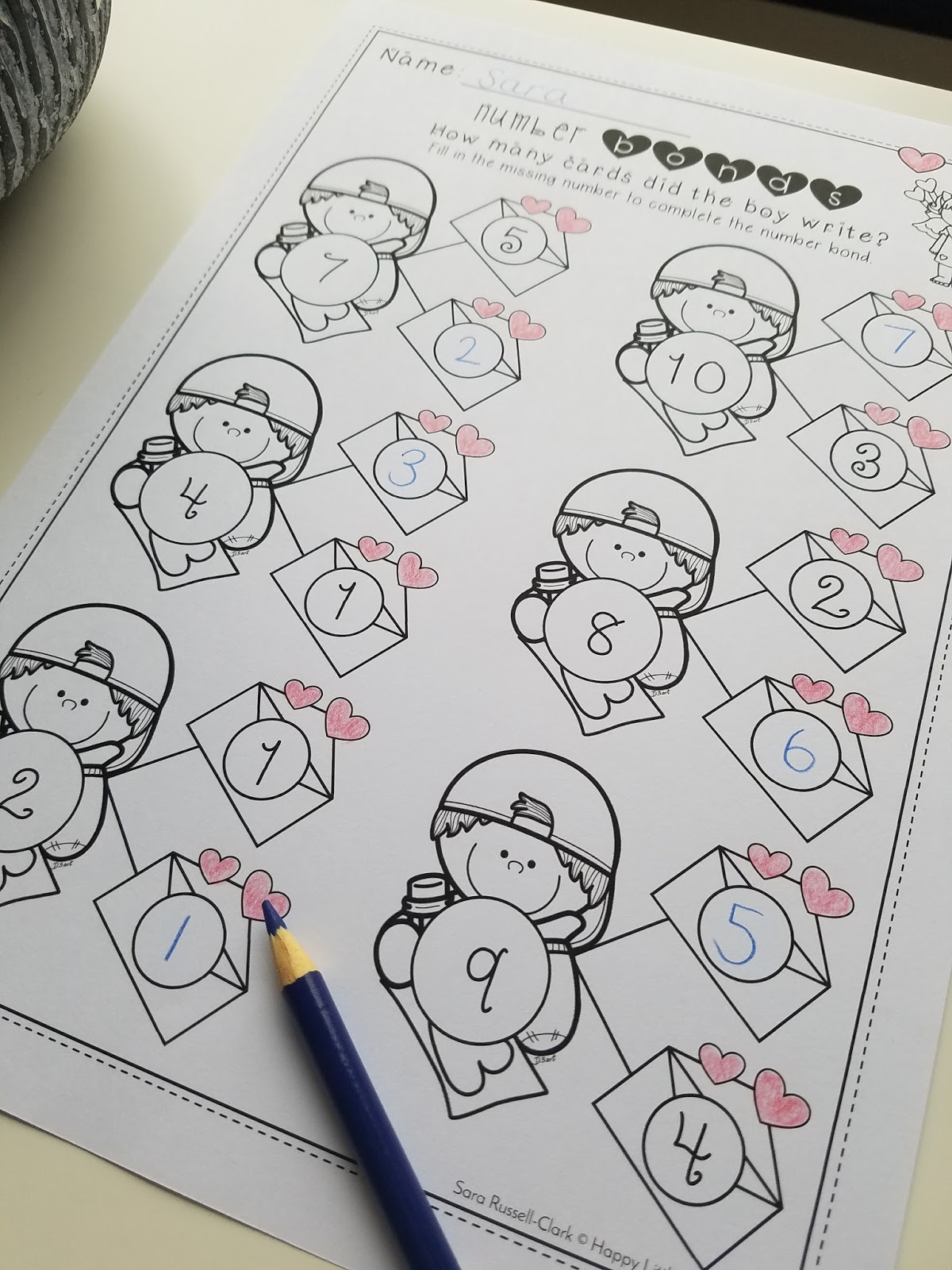 Happy Little Learners: Valentine's Day Literacy and Math Activity Pack