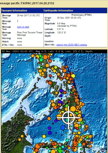 Marinduque Rising: Phivolcs recorded quake at M7.2, downgraded by USGS to M6.8 in Sarangani, PH