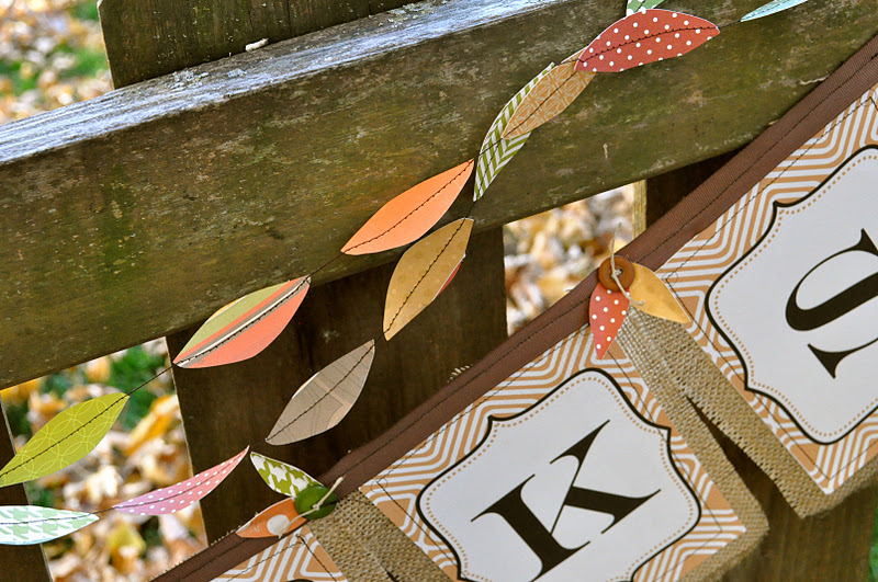 give thanks thanksgiving banner idea {tutorial} | Little Birdie Secrets