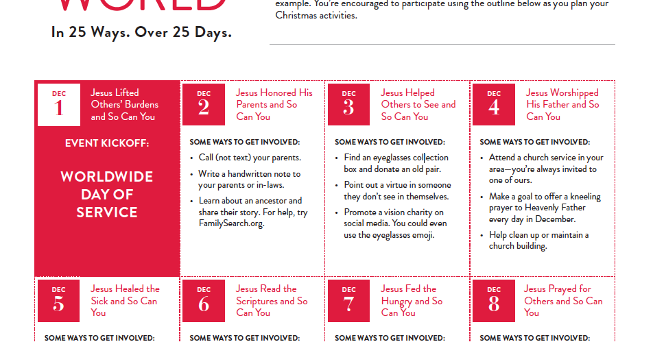 LDS Primary Musings and Resources : Light the World - How our Primary ...