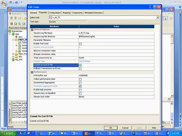 Transaction Control Transformation In Informatica