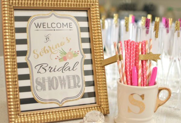 Quiet Like Horses: Kate-Spade-Themed Bridal Shower