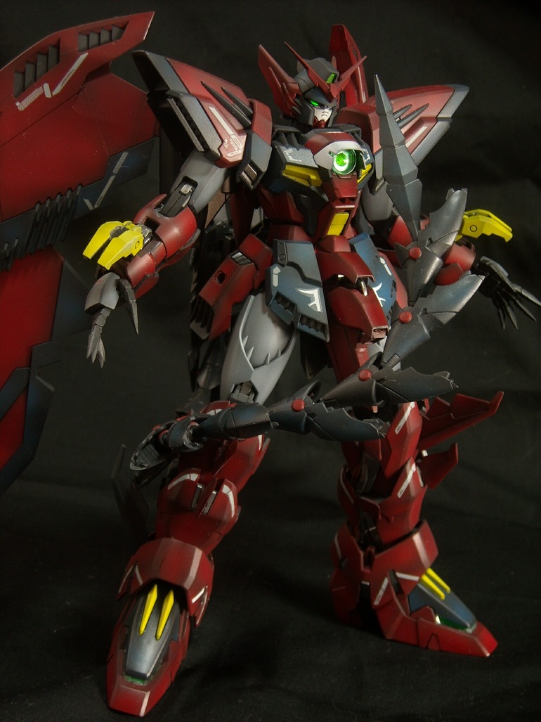 GUNDAM GUY: MG 1/100 OZ-13MS Gundam Epyon EW - Painted Build w/ LED ...