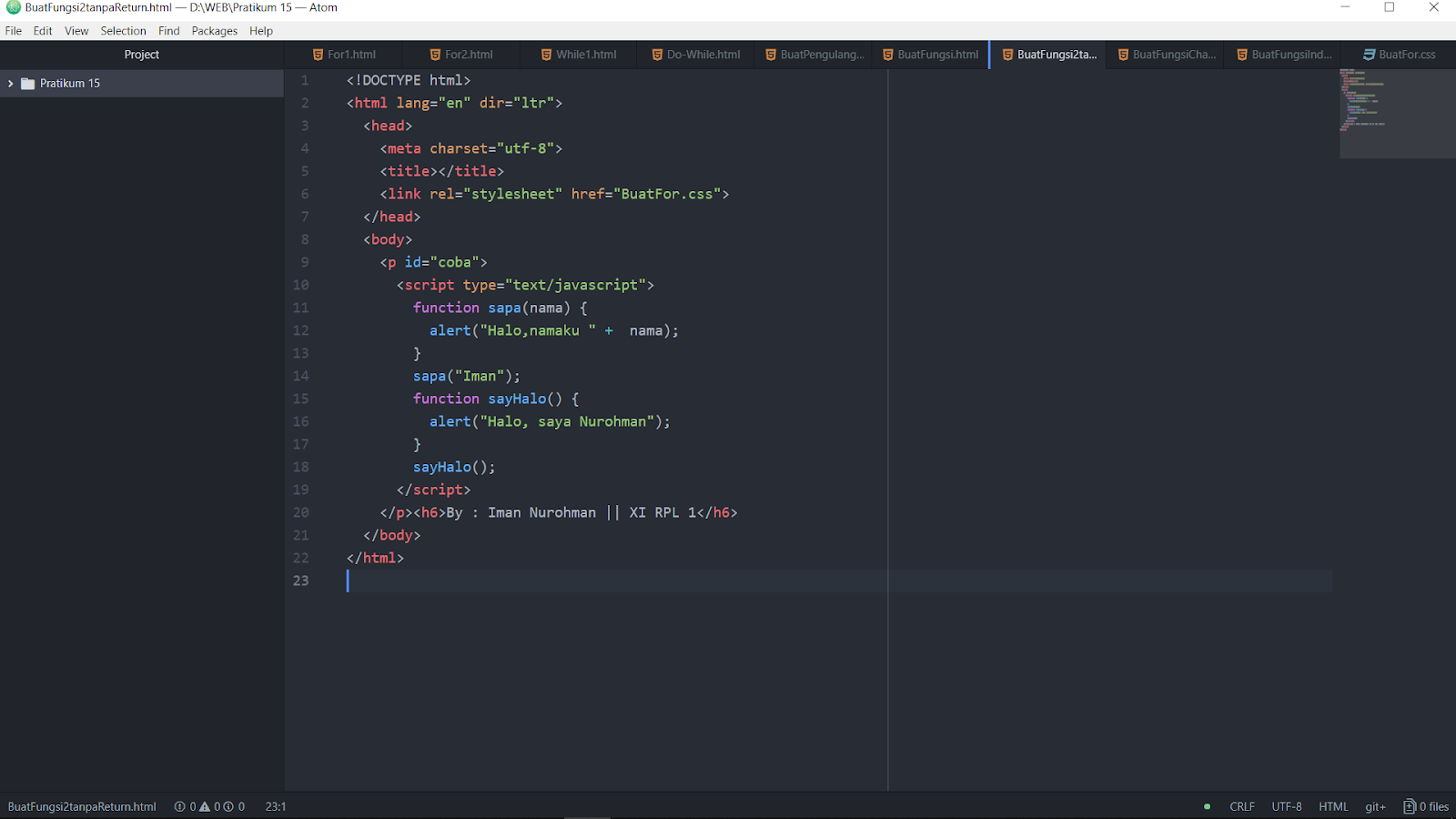 Pengulangan Pada JavaScript - Serba Serbi Programming