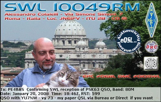 PE4BAS (e)QSL Gallery: QSL India (2)