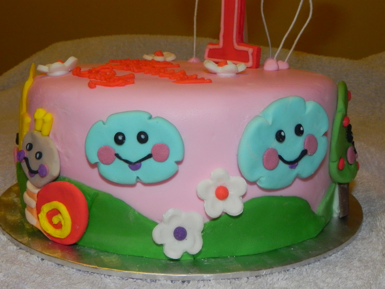 Andréa Koyama Cake Designer: 1st Birthday CAKE !! Happy Sunny Day