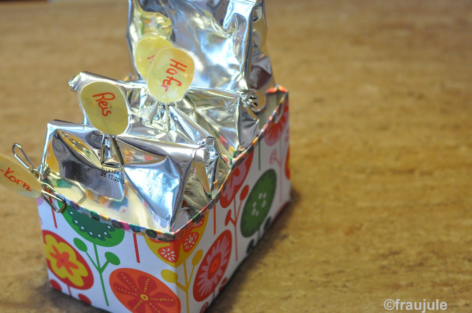 DIY- or die!: Pappkarton zum Sortieren schön machen