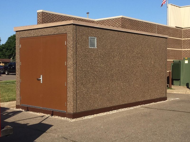 Crest Precast Concrete: Secure Storage Buildings installed for Osseo ...