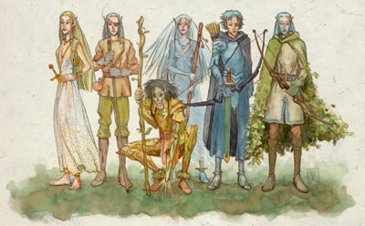 sentido mitologico: elfos