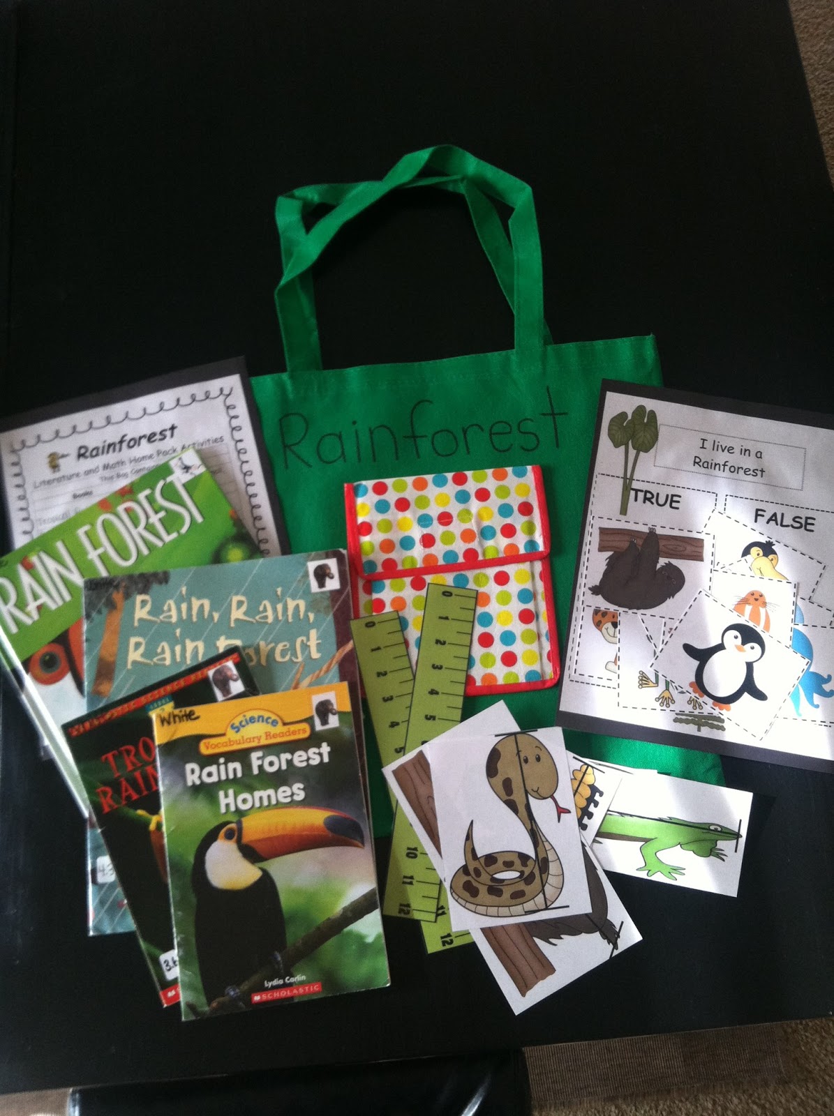 Ms. White's Kiddos: Literacy & Math Bags: Pack One