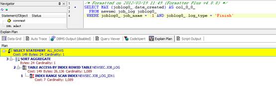 自由的風: [DBA] 一句sql可能因為指定的內容，造成Full Table Scan & Index Scan. 20120319