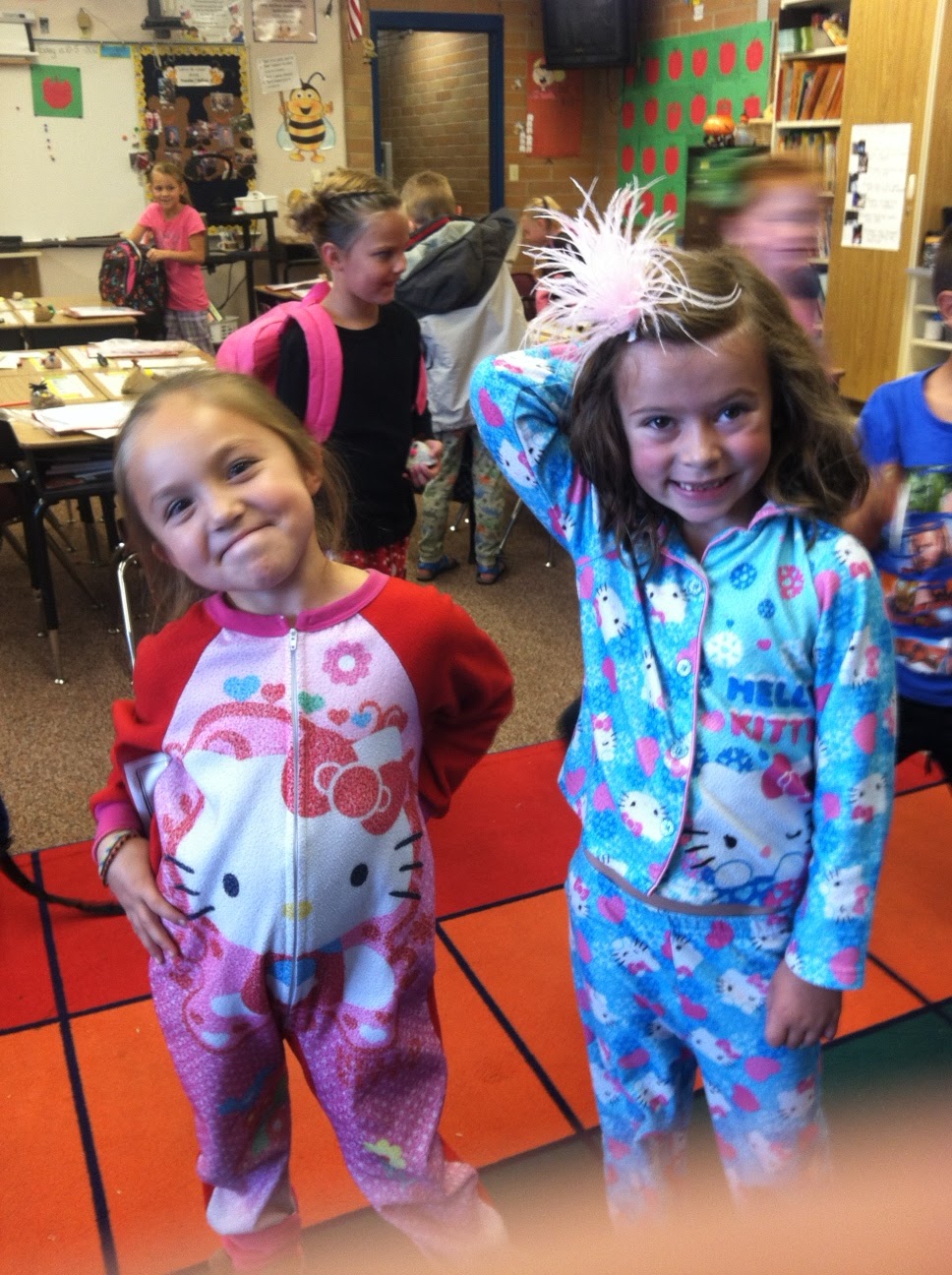 First Grade Buzz: Pajama & Movie Day!