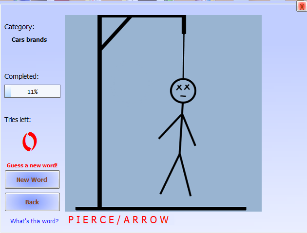 Visual Studio Applications: Hangman - The Instructive Game!