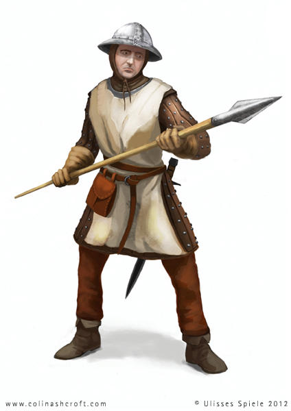 Warriors in art: RPG character soldier by Colin Ashcroft