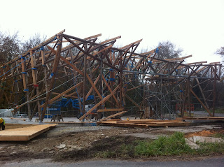 Timber Frame Blog: The Big Shed ,Hooke park