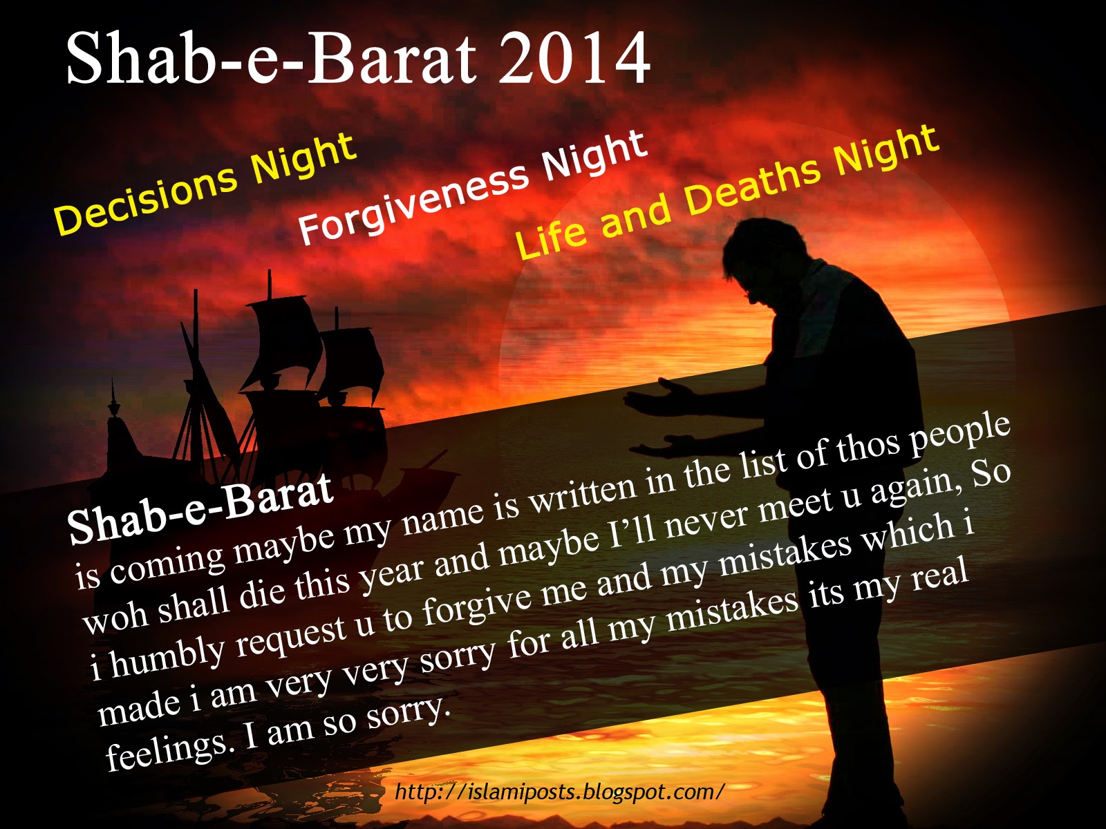 Shab-e-Barat 2014 Forgiveness Night | Islami Posts