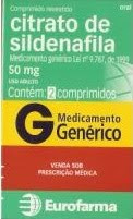 Farmácia Dona Alba: Sildenafila 50mg 2cp por R$ 11,99 - Medicamento de ...