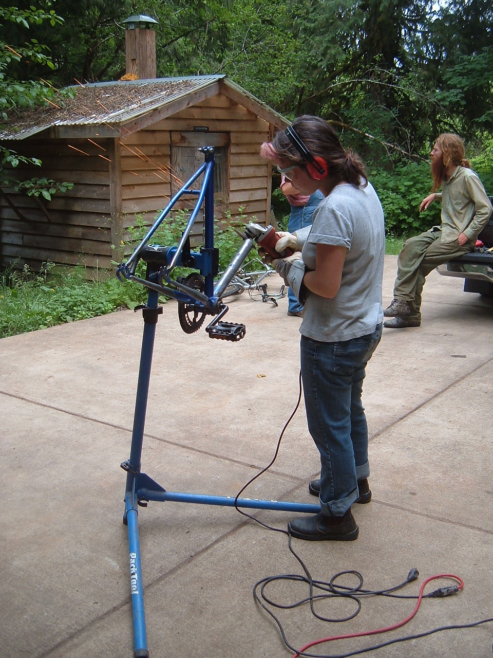 bike blender blog: human powered machine workshop