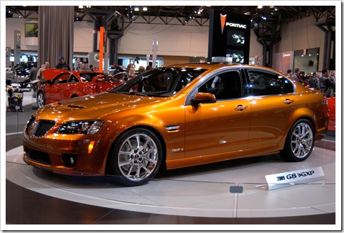 Car Specification: Pontiac G8 GXP