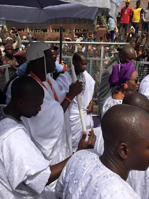 First Photos from the new Oni of Ife's coronation