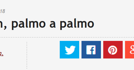 Medidas para medir sin medida: Palmo a palmo